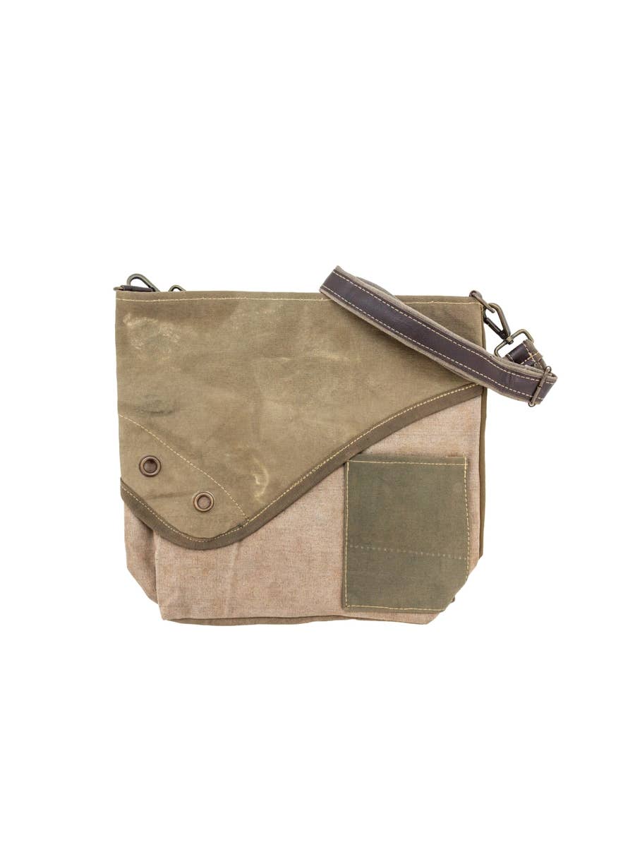 Recycled Military Tent Crossbody (No Print) – Post Road Art Center