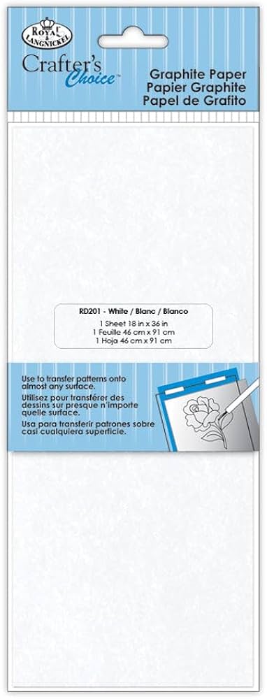 18x36” / White Crafter's Choice Graphite Paper / Royal Brush – Post ...