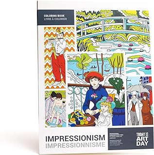 Impressionism / Premium Paper Coloring Book – Post Road Art Center
