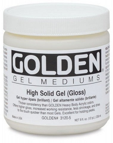 8oz / Gloss High Solid Gel / Golden – Post Road Art Center