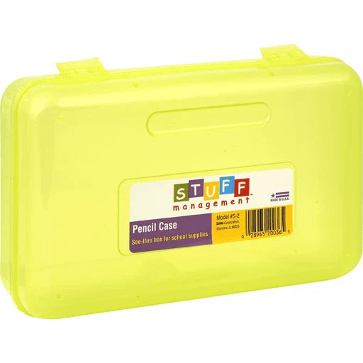 See-Thru Stackable Pencil Case / Stuff Management – Post Road Art Center