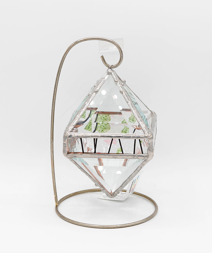 5" / Glass Rainbow Water Prism / GlassSmith Studio – Post Road Art Center