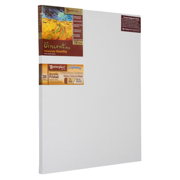 7/8" / Monterey Cotton Canvas Stretched / Masterpiece – Post Road Art ...