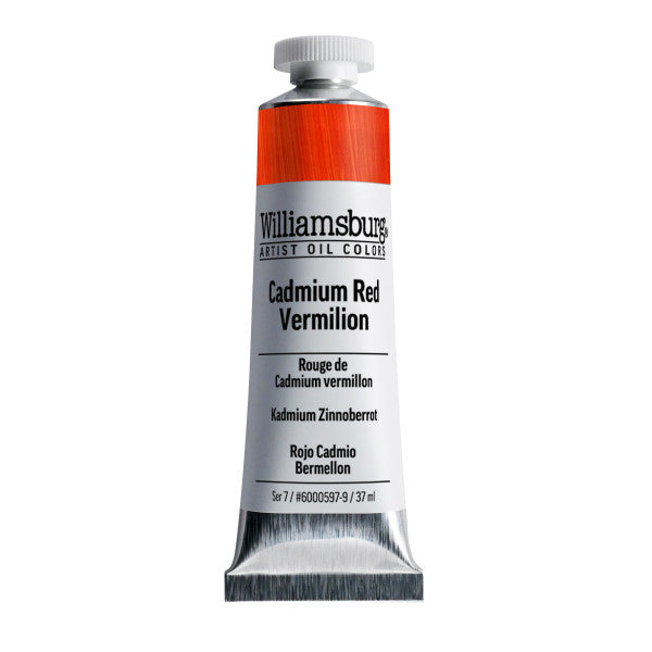 Cadmium Red Vermillion / 37ml / Williamsburg Handmade Oil Color – Post ...